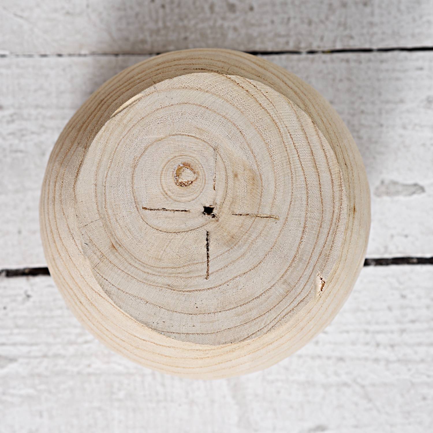 HORTICO RADIAL Brown Wooden House Planter Round Indoor Plant Pot for ...