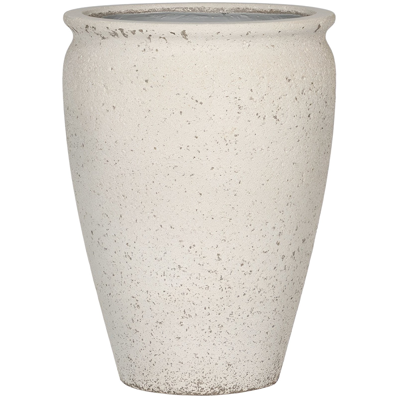 Tall Ficonstone Artemis L Chalk White Round D53 H68 cm Vase Planter by ...