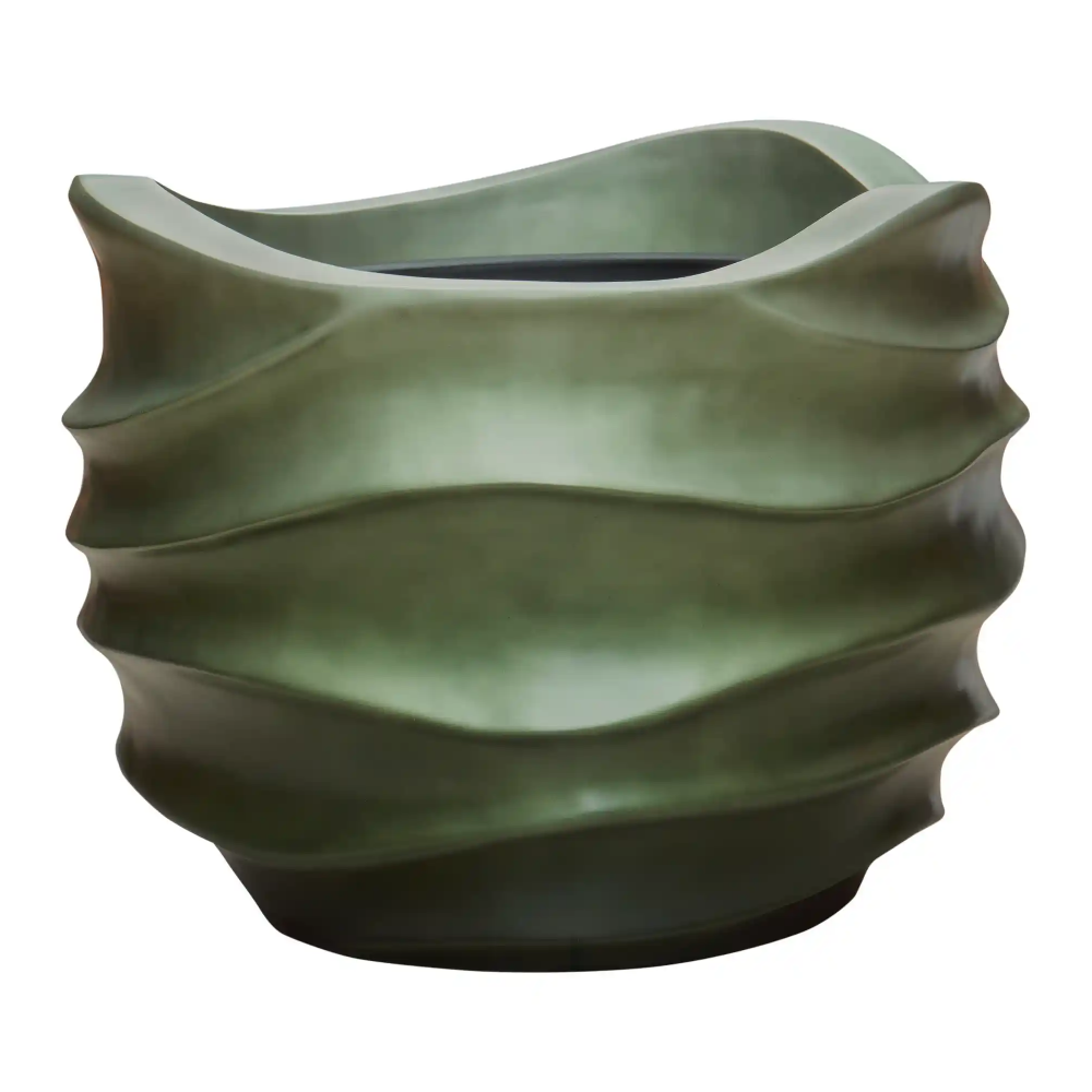 Gradient Lee Couple Round Matt Forest Green Hand-sprayed Indoor ...