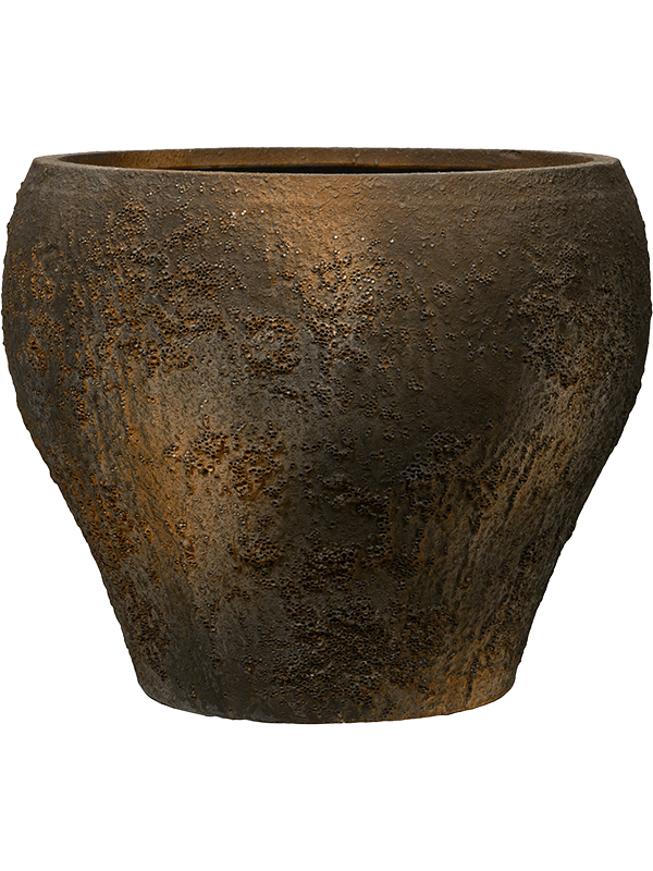 Claire (Dia) 52cm Large Planter | Imperial Brown Ficonstone Round ...