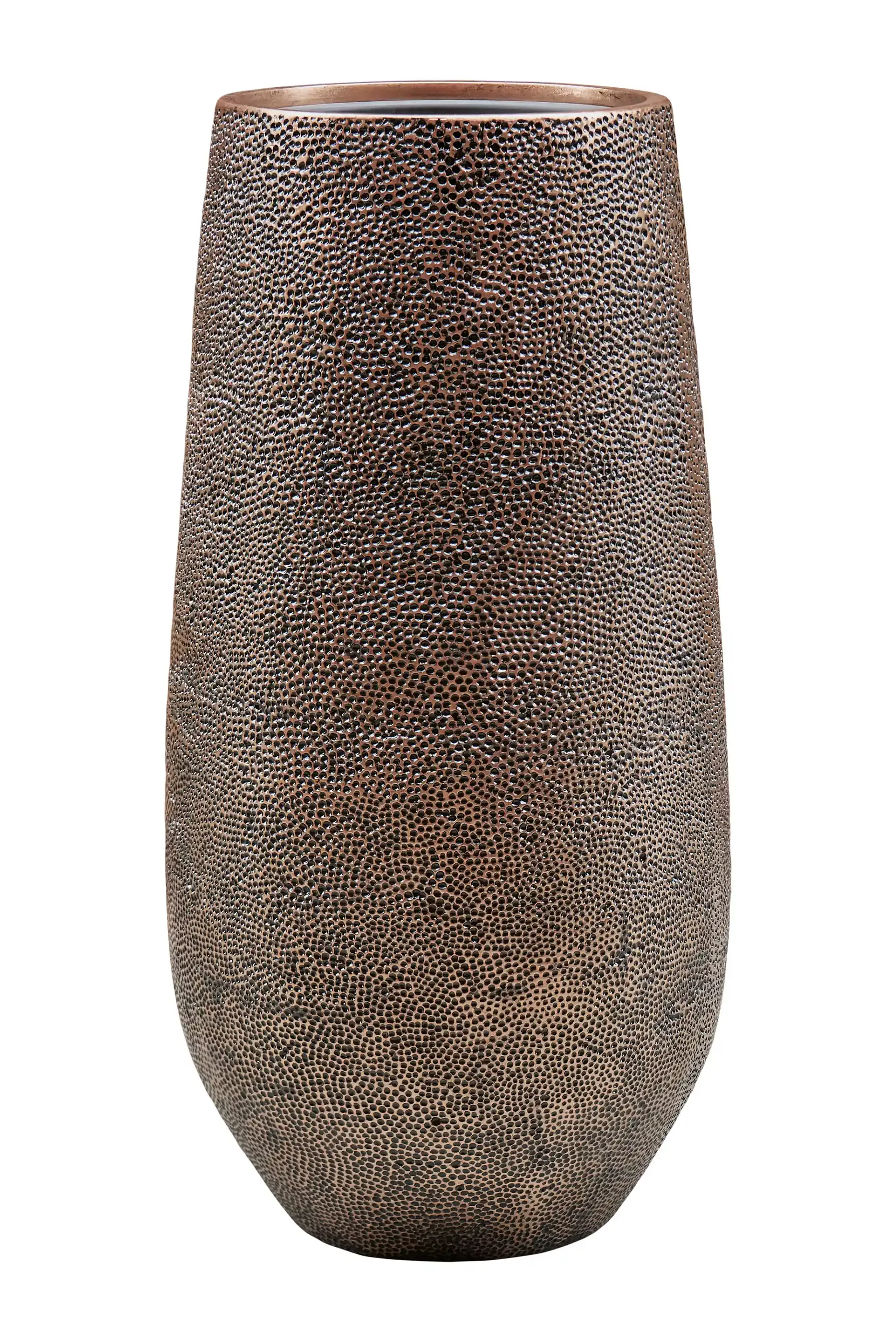 Opus 100cm Tall Planter + Liner | Hit Gold Polystone Large Round Vase Indoor Plant Pot D32 H100 ...